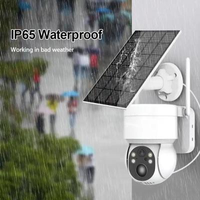 Cina Macchina fotografica alimentata solare durevole 4G, 4MP Home Security Camera di CMOS con Panelc solare in vendita