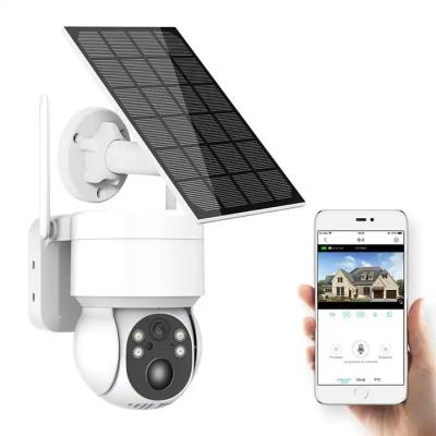 中国 CMOSの耐久の太陽動力を与えられた4Gカメラ、太陽Panelcの4MPホーム セキュリティーのカメラ 販売のため