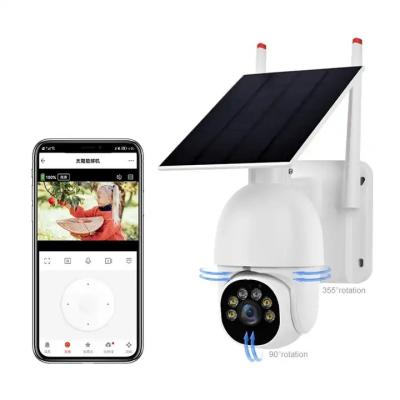 Cina Videocamere di sicurezza all'aperto autoalimentate della macchina fotografica della carta 4G di TF e senza fili solari con i pannelli solari in vendita
