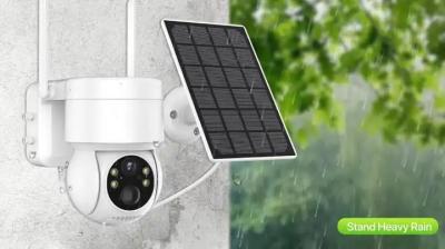 Cina dell'interno all'aperto pratico della videocamera di sicurezza PTZ del pannello solare di 4G WiFi in vendita