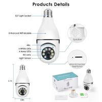 China CE 360 Degree Indoor Security Camera LED Light Bulb Camera 720P 110-240V E27 for sale