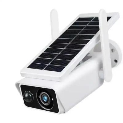 Cina Macchina fotografica alimentata solare del CCTV IP66, videocamera di sicurezza all'aperto del pannello solare ricaricabile in vendita