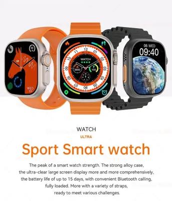 Cina RoHS IP68 BT Call Smart Watch 8 Ultra HK8 Pro Max Multipurpose in vendita