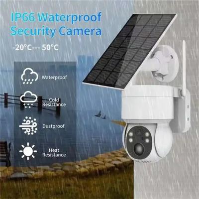Cina Bene durevole solare del pannello solare della videocamera di sicurezza 4G 3.7W di 4MP WiFi PTZ in vendita
