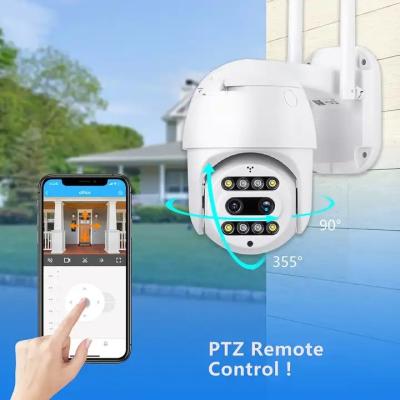 China CMOS 2.4G WiFi Wireless Camera System CCTV 10X Zoom Dual Lens Te koop