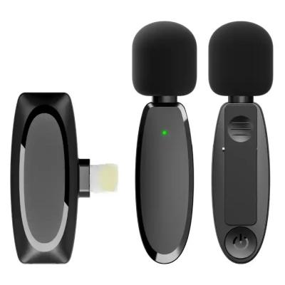 Cina Mini Microphone No App Needed Lavalier Wireless Microphone For Iphone in vendita