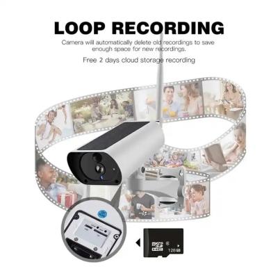 Cina 1080P audio bidirezionale pratico solare all'aperto della videocamera di sicurezza 4G in vendita