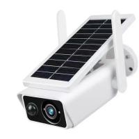 China IP66 Solar Powered CCTV Camera 6W 1650mAh Rechargeable Outdoor Security Camera for sale