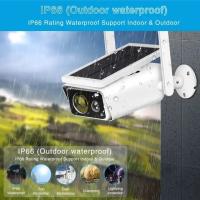 China IP66 Solar Powered CCTV Camera 6W 1650mAh Rechargeable Outdoor Security Camera for sale