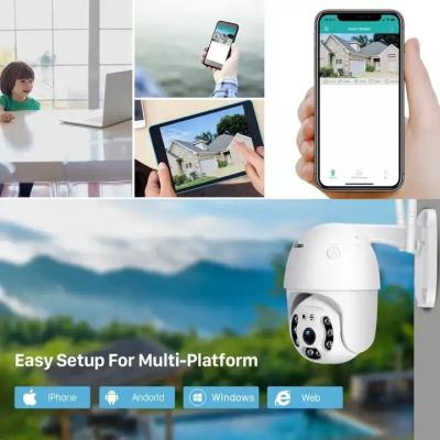 Cina Macchina fotografica senza fili 3MP 5MP Multipurpose White Color del IP di 1080P WiFi PTZ in vendita