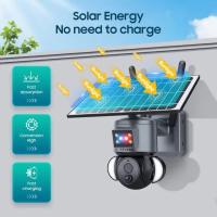 China 4MP Solar Panel Security Camera WiFi IP Network Outdoor 4G PTZ for sale