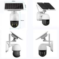 China 4G Solar Powered PTZ Security Camera Outdoor 1080P with 30M Night Vision and 12000mAh Battery for sale