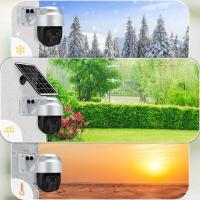 China Weatherproof 6.8W 4G Solar PTZ Camera Wireless Battery Security Camera for sale