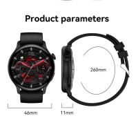China 1.43 Inch AMOLED Smartwatch HK85 with Bluetooth Calling and IP68 Waterproof for sale