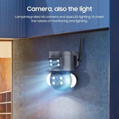 Cina 4Mp 10X Optical Zoom PTZ Floodlight Camera Weatherproof  IP65 Waterproof in vendita