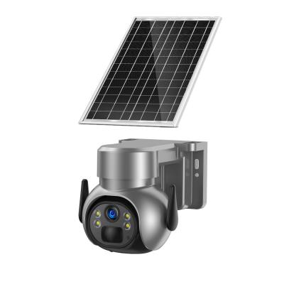 Cina 4MP Battery Powered Solar Panel Outdoor CCTV Camera Horizontal 360 ° Vertical 120° in vendita
