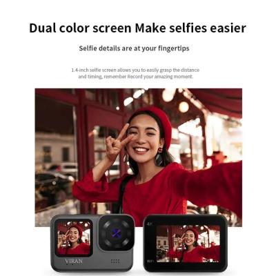 Cina 60FPS Waterproof Sports Cam 170 Degree 4k Vlog Action Camera in vendita