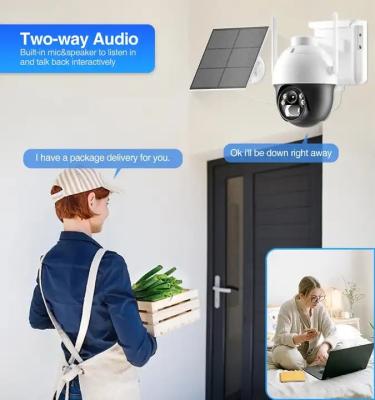 Cina 4Mp Outdoor Wireless Solar Wifi Ip Wifi Cctv Camera in vendita
