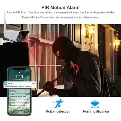 Cina Battery Wifi Camera Home CMOS 4G Solar Powered Security Camera in vendita
