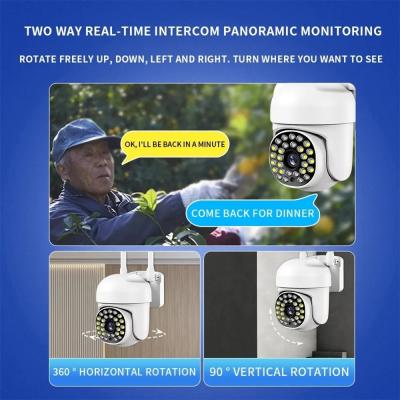 China Wireless Wifi Camera 360 Degree With LED Lights CMOS Sensor à venda