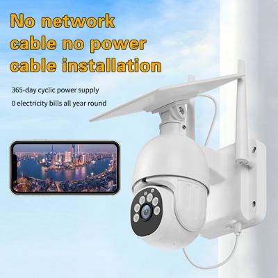 Cina Solar Powered Outdoor IP65 Waterproof Night Vision TF Card 4G Camera in vendita