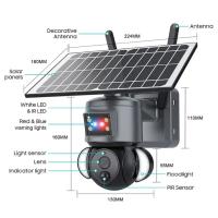China 6MP Solar WiFi Security Camera 12X Hybrid Zoom 12000mAh Battery 4G LTE for sale