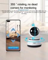 China Smart Home WiFi Wireless IP Camera 1080P Indoor Security Camera with 180° Wide Angle and Night Vision for sale