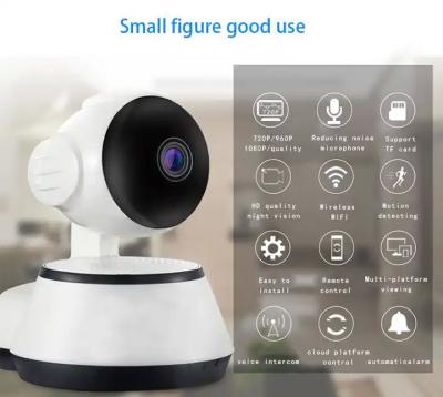 Cina home security shaking head machine 720P wireless internet camera night vision motion detection alarm wifi camera in vendita
