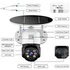 Cina T30 Wireless Solar Battery Powered  CCTV Camera 3MP Outdoor Security WiFi 4G Solar PTZ Camera With Panel in vendita