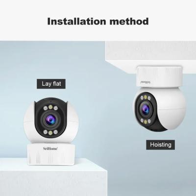 Cina Hot selling Wifi PTZ Camera 360 Degree Panoramic 4MP 5X Wireless Infrared Smart Home Security in vendita