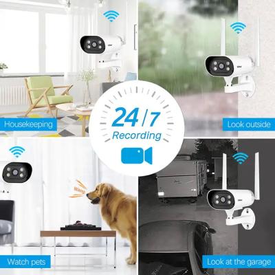 Cina IP Camera cctv systems 4ch 8ch Smart Wifi Nvr Kit Outdoor 1080p 8 Channel wireless security camera system in vendita
