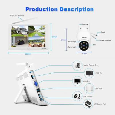 中国 wireless security camera system 8 Channel security camera systems 1080p Home Camera System Nvr Wireless Security 販売のため