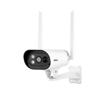 Cina Solar Security Camera Outdoor Wireless Battery Powered WiFi Surveillance Color Night Vision Two-Way Audio Human Detectio in vendita
