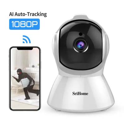 中国 2MP Two-Way Audio Phone Push Alarm AI Auto Motion Tracking Indoor Wireless IP Security Baby Home Camera 販売のため