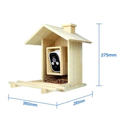 Cina 4MP HD Live Stream Video Outdoor Solar Remote Viewing Bird Feeder Camera PIR Wireless Battery Waterproof Camera in vendita