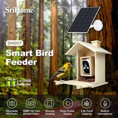Cina 4MP HD Live Stream Video Outdoor Solar Remote Viewing Bird Feeder Camera PIR Wireless Battery Waterproof Camera in vendita