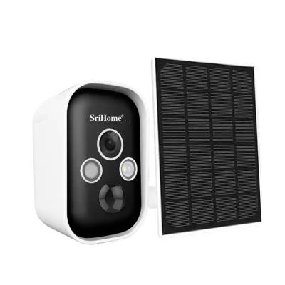 China Solar WIFI 4MP Home Surveillance 2-Way Audio PIR Infrared Night Vision Outdoor CCTV Mini Battery Security Camera 2023 Te koop
