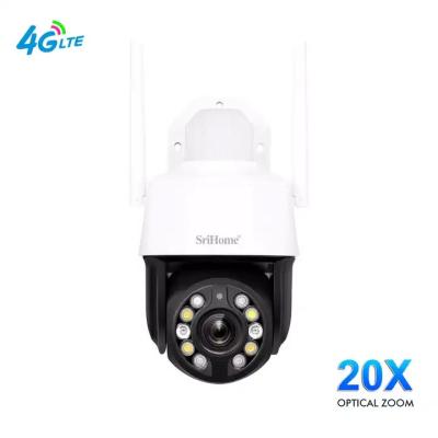 Cina 5MP 20x Zoom High Speed Two Way Audio CCTV Camera Wireless Outdoor Monitor Security 4G PTZ Camera in vendita