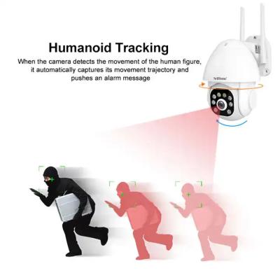 Cina Security Camera System 3MP FHD Security Cameras Wireless Outdoor Night Vision Waterproof IP Network CCTV Wifi Camera in vendita