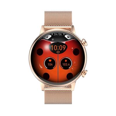 China Waterproof Reloj BT Call Smart Watch With Blood Pressure Oxgen Heart Rate Monitor Waterproof Te koop