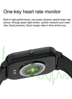 Cina H80 1.69 Inch Sports Smart Watch Waterproof Full Touch Big HD Screen Temperature Monitor IP67 in vendita