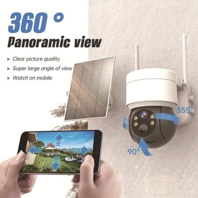 Cina Wifi Solar PTZ WIFI 360 Degree Powered Outdoor Waterproof Wireless Security Camera in vendita