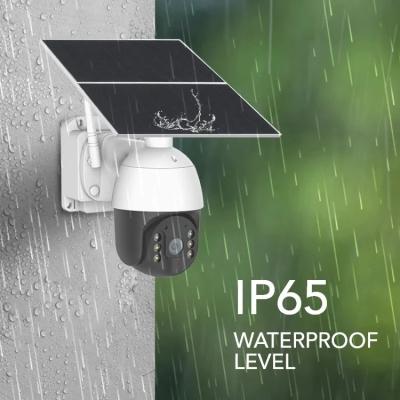 China Outdoor Wireless PIR Low Consumption 2 Way Audio 4G 20w Solar Panel Battery Power Cctv Surveillance Camera Te koop
