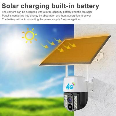 Cina PTZ Camera solare 4G SIM card WIFI Motion Detection Alarm Camera di sicurezza CCTV in vendita