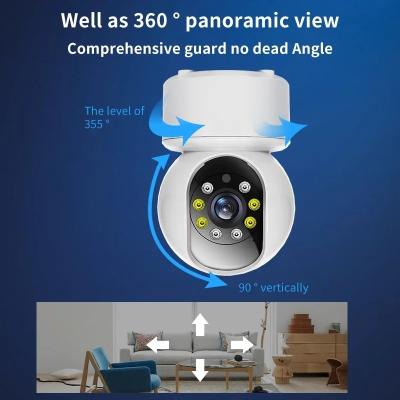 China Motion Tracking Detector Night Vision Two-Way Audio 1080P Wireless PTZ Home Camera Monitor Te koop