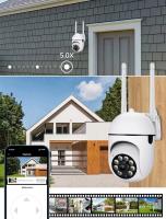 China 1080P 2.4GHz Wireless WiFi IP Camera Night Vision 360° Pan Tilt Security Camera for sale