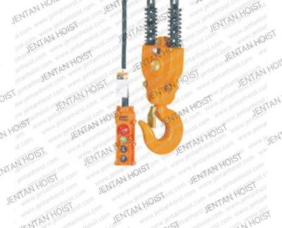 China Lifting Electric Chain Hoist Trolley Pulley 24V 36V Double Speed for sale