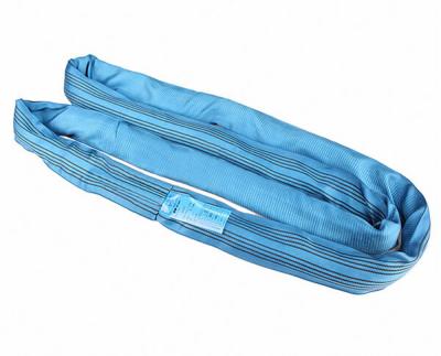 China 20T Round Webbing Sling PES High Tensile Polyester for sale