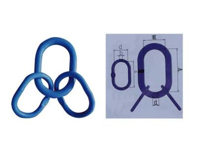 China JTR-HL21 G100 Welded Master Link Assembly with Flat for Hoist Accessories with Min. Breaking Strength for sale