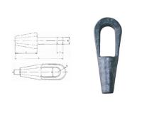 China JTR-ST05 JIS Type Closed Wire Rope Socket 6-40mm for Steel Cable for sale